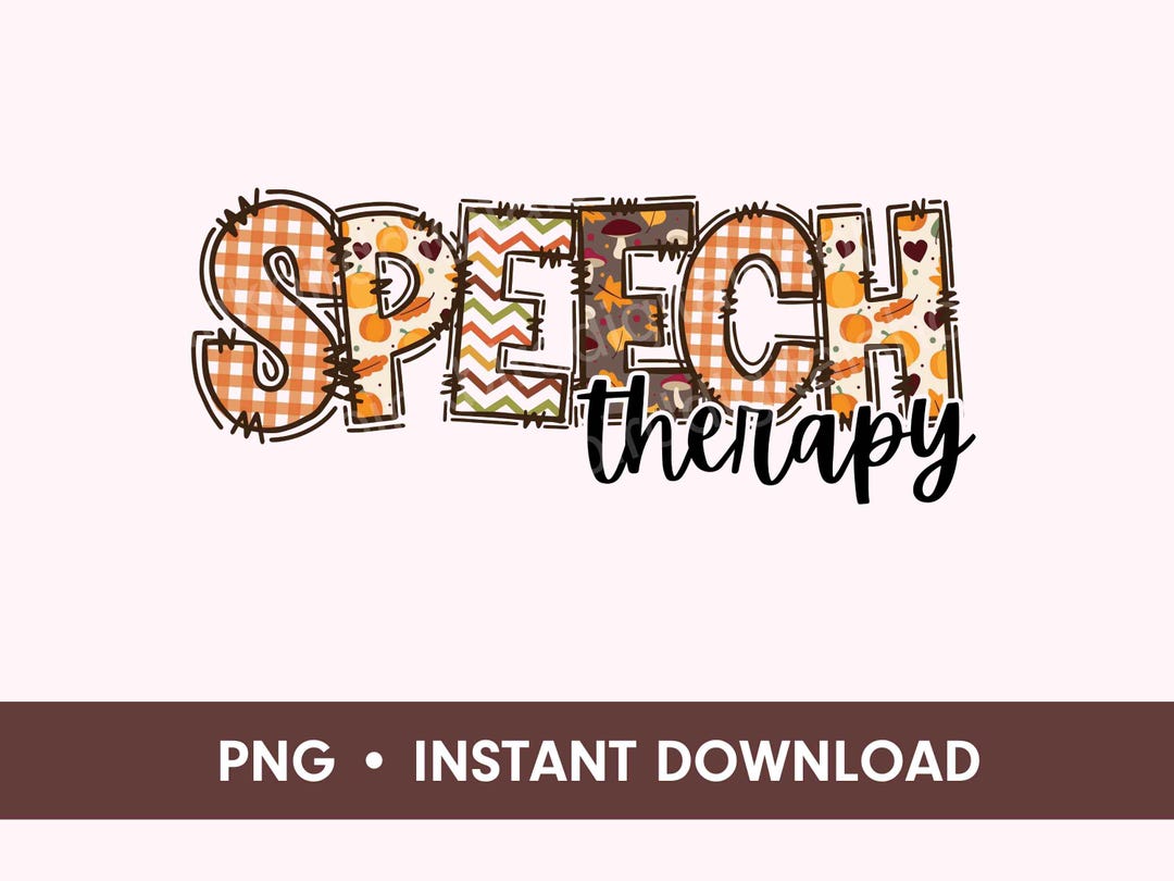 Speech Therapy Png, SLP Fall Themed Speech Language Therapy Png ...