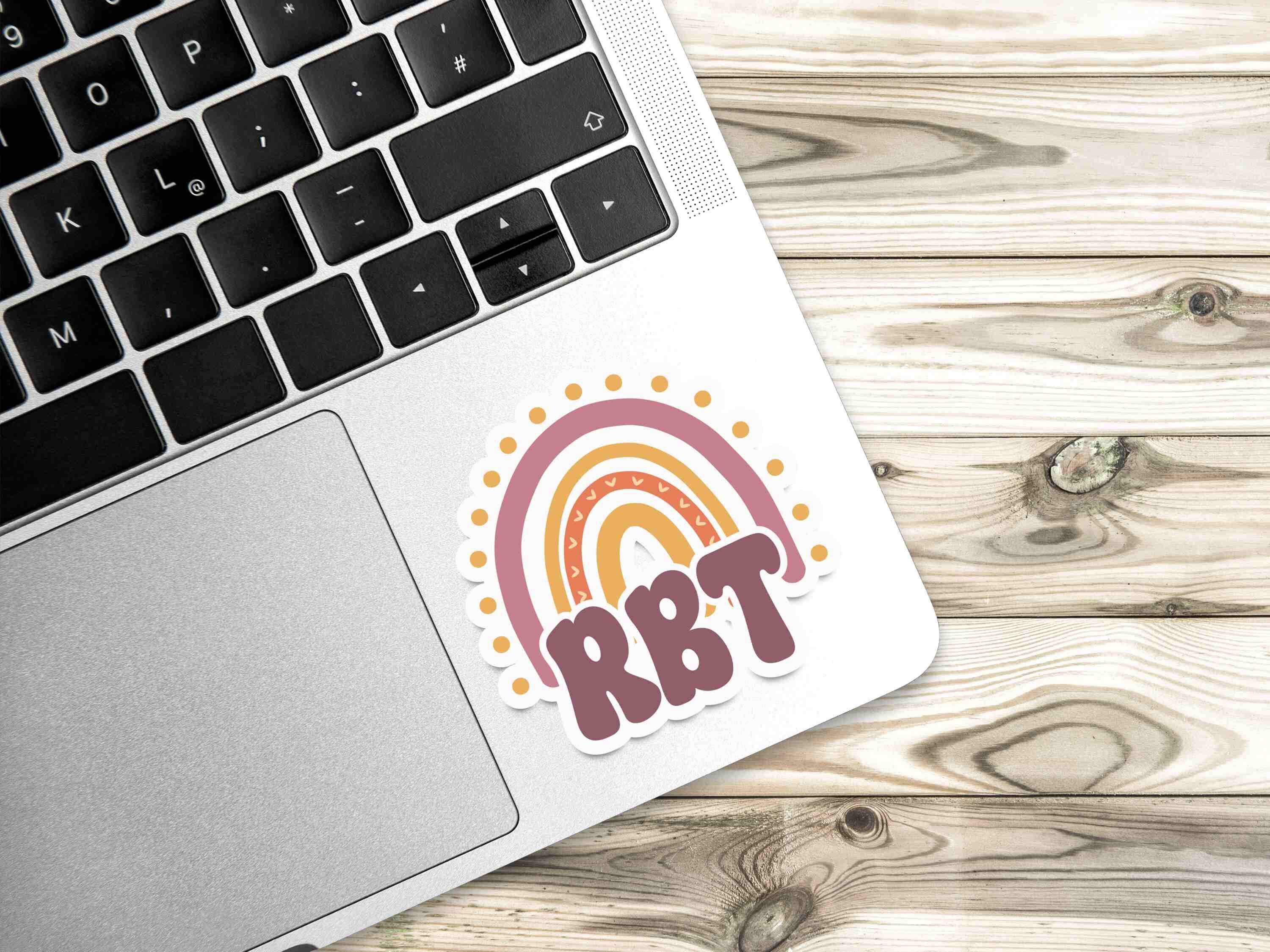 RBT Png, Retro Rainbow Registered Behavior Technician Png, Instant ...