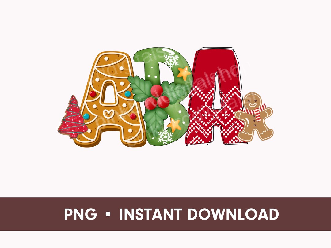 ABA Png, Christmas Holiday Themed Applied Behavior Analysis, Behavioral ...