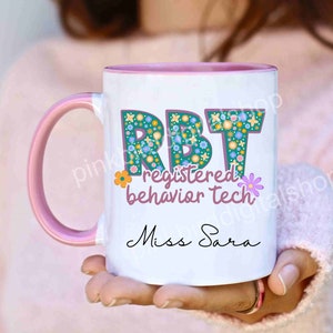 RBT Png, Spring Themed Registered Behavior Technician Png, Instant ...