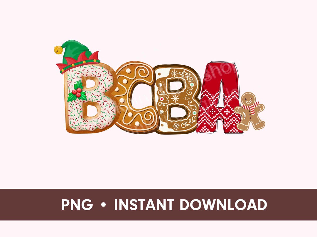 BCBA Png, Holiday Themed Behavior Therapist Png, Christmas BCBA Png ...