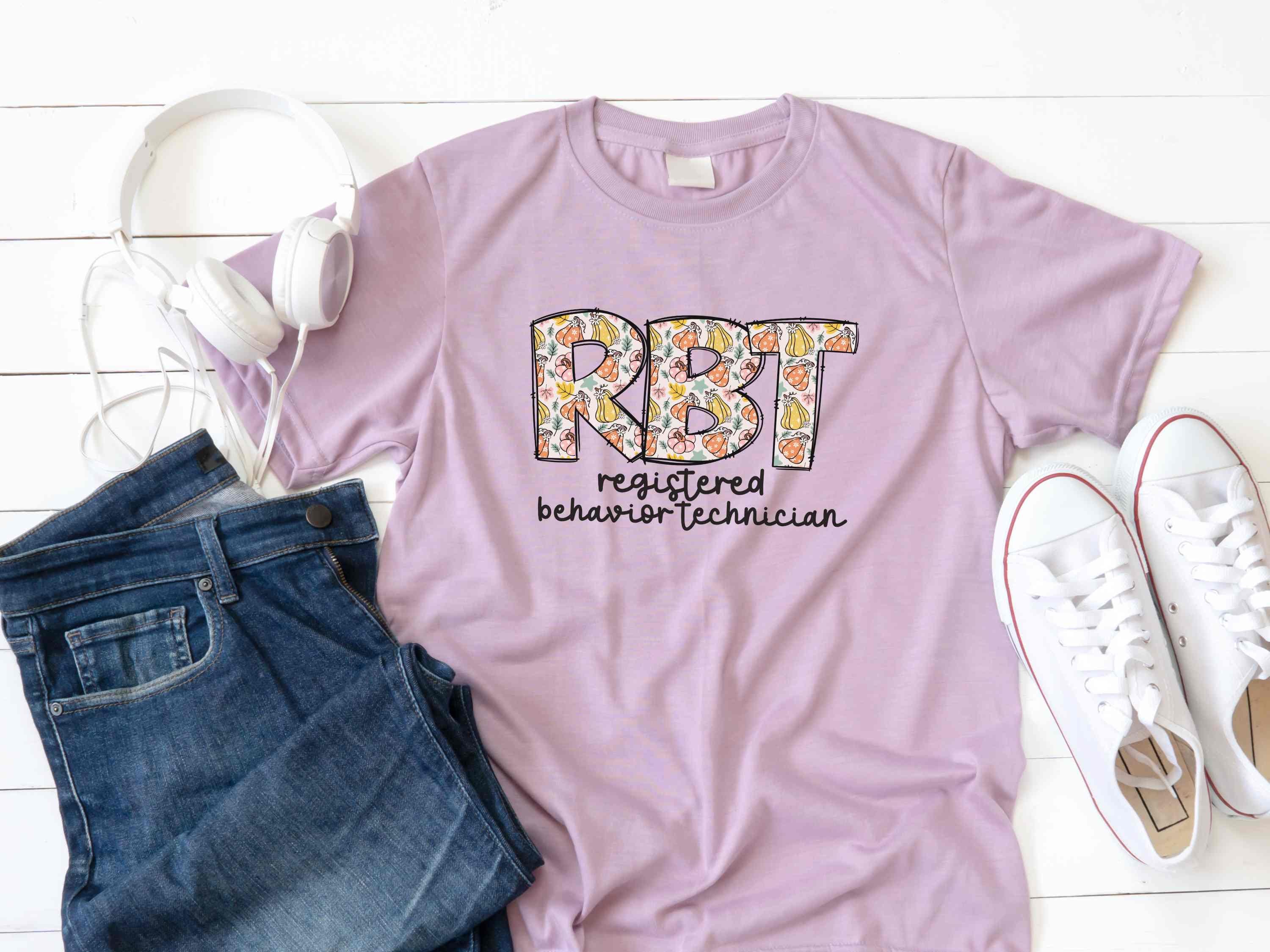 RBT Png, Fall Themed Registered Behavior Technician Png, Instant ...
