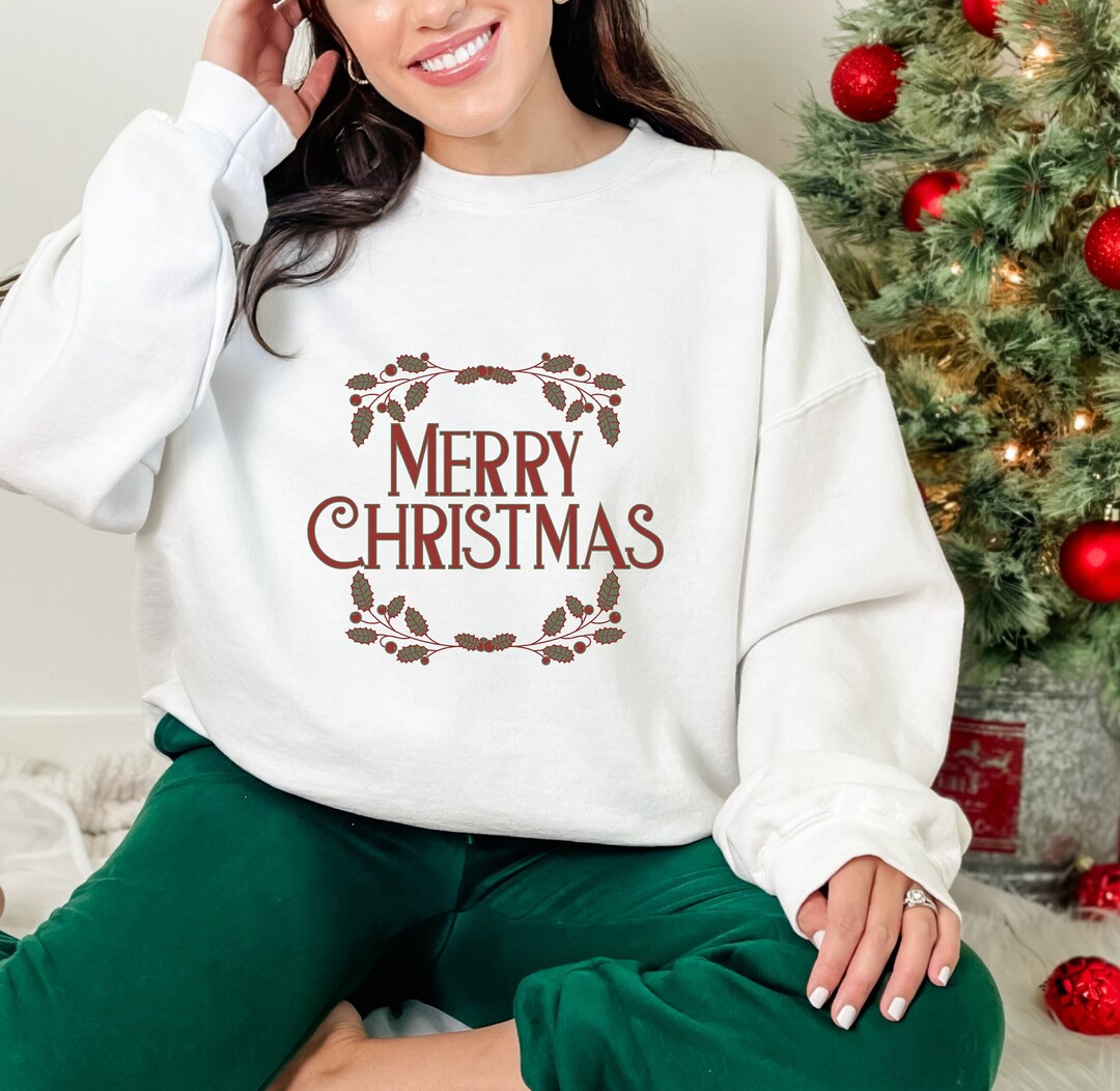 Merry Christmas Sweater, Merry Christmas Gift, Cozy Vibes, Merry ...