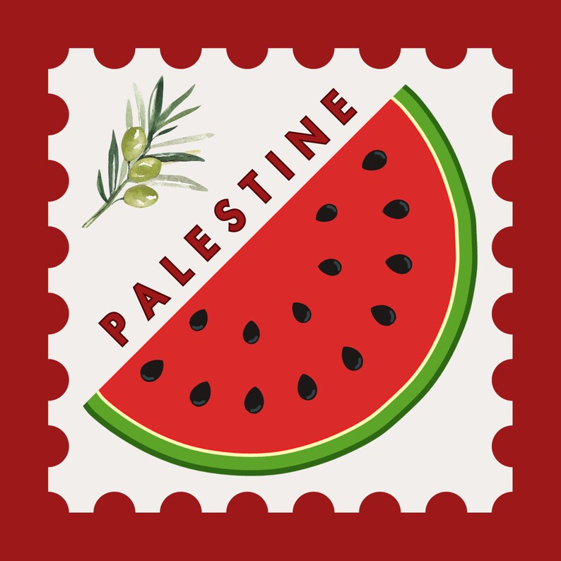 Digital Download - Palestine Bateekh/watermelon Symbol of Resistance ...