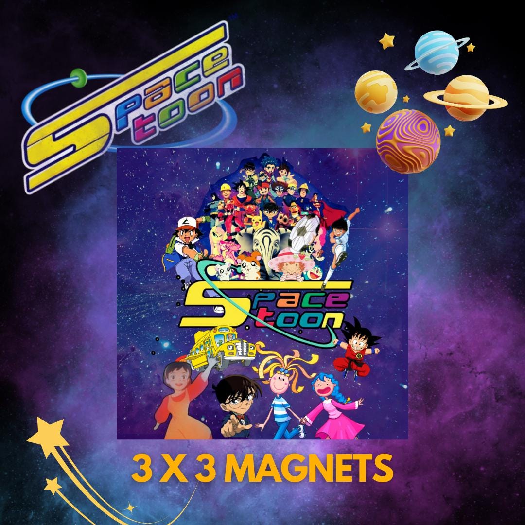 Spacetoon Refrigerator Magnets (3x3) - Pan-arab Children’s TV and ...