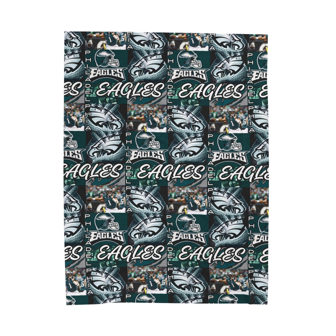 Philadelphia Eagles Plush Blanket - Etsy