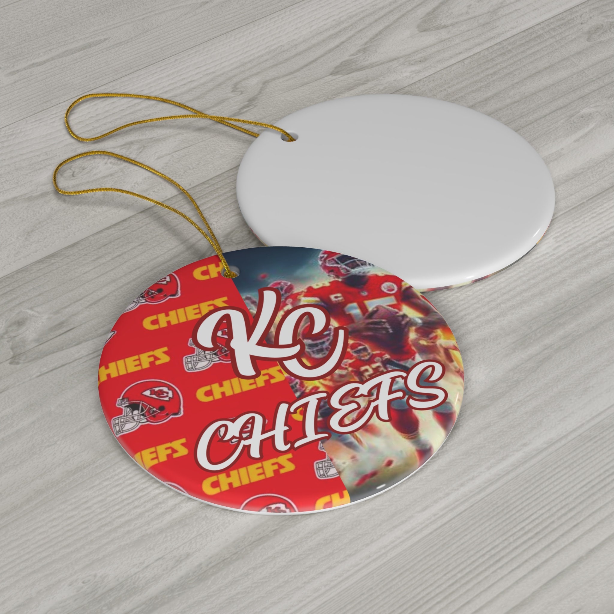 KC Chiefs Ornament - Etsy