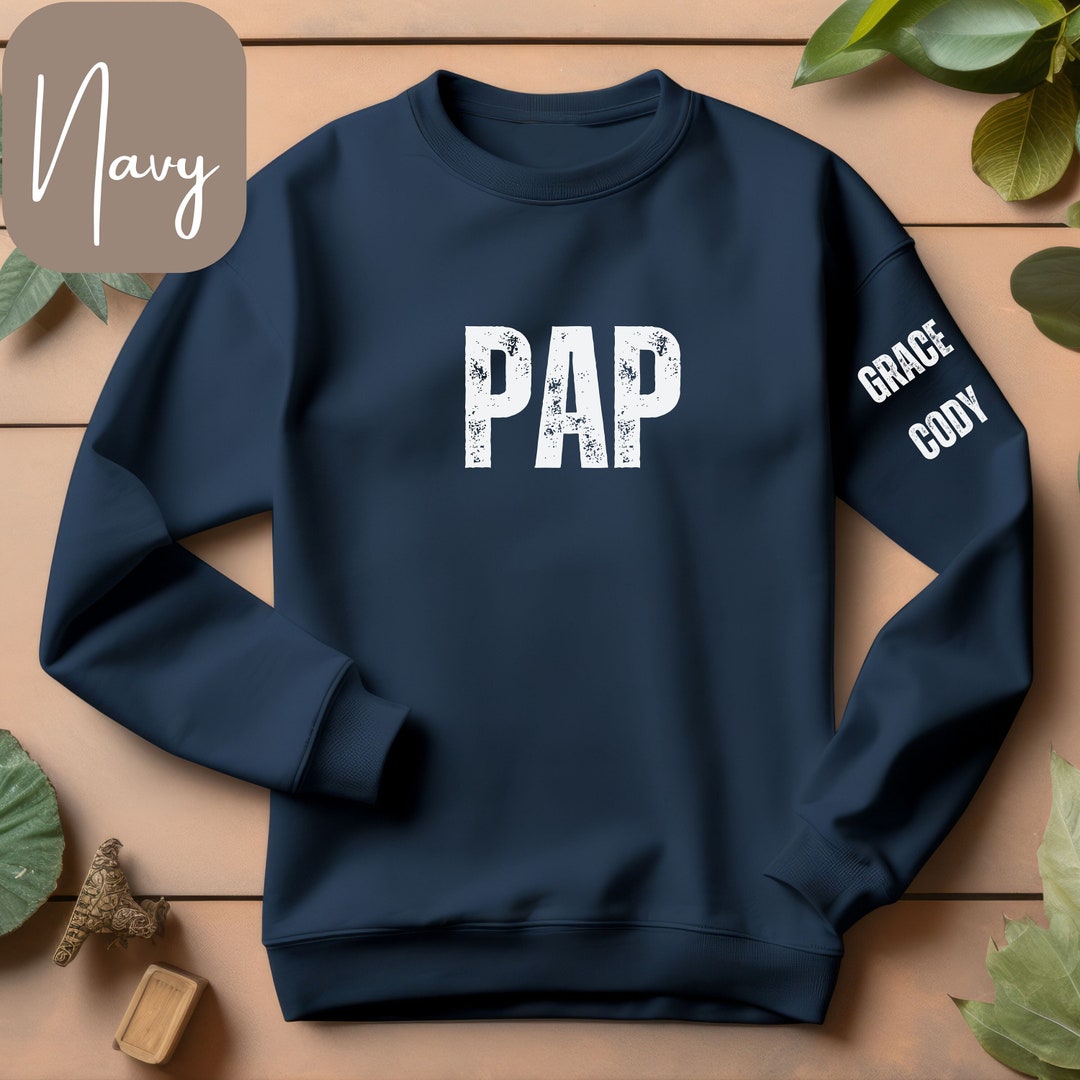 Pap Sweatshirt, Pap Tshirt, Pap Shirt With Grandkids Names ...