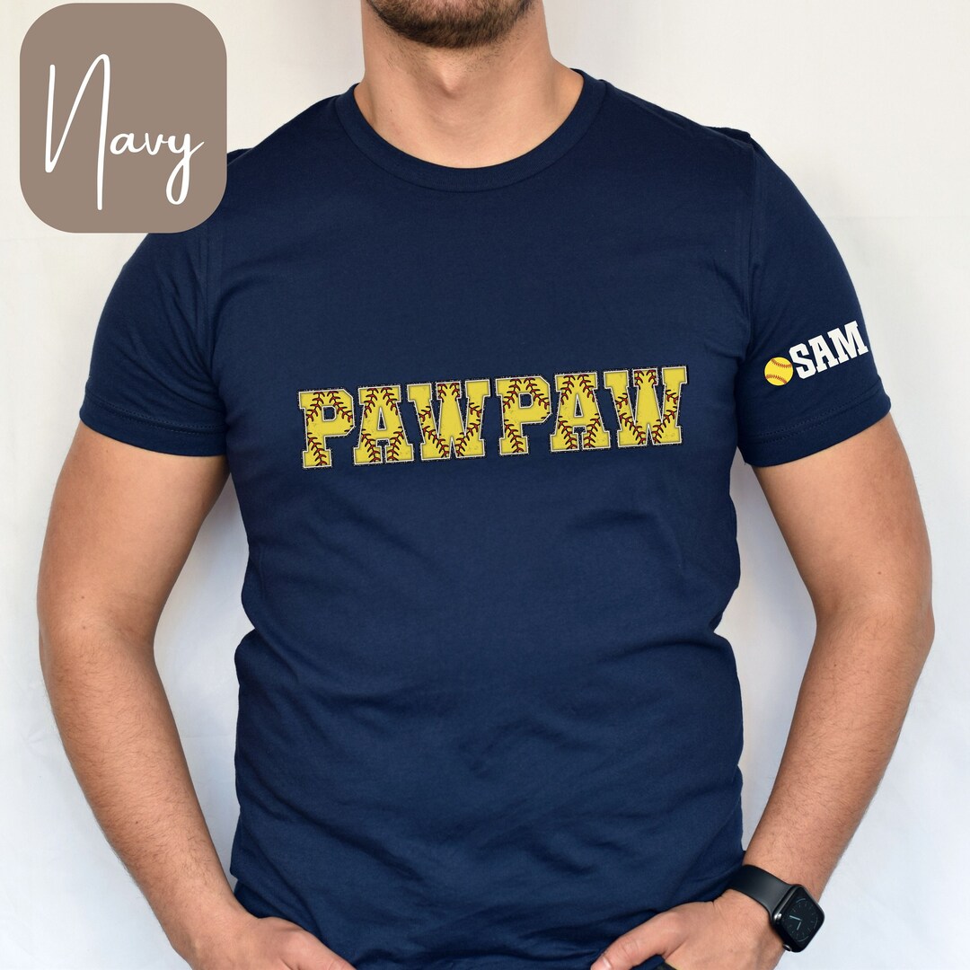 Softball Pawpaw T-shirt, Softball Pawpaw Sweatshirt, Personalized Paw ...
