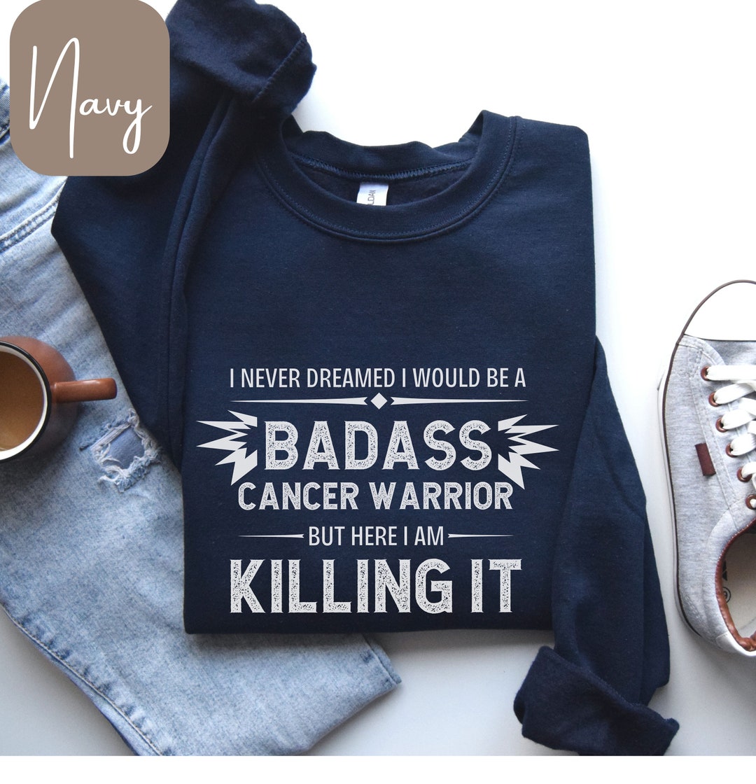 Badass Cancer Warrior, Funny Cancer Shirt, Cancer Humor, Cancer Gifts ...
