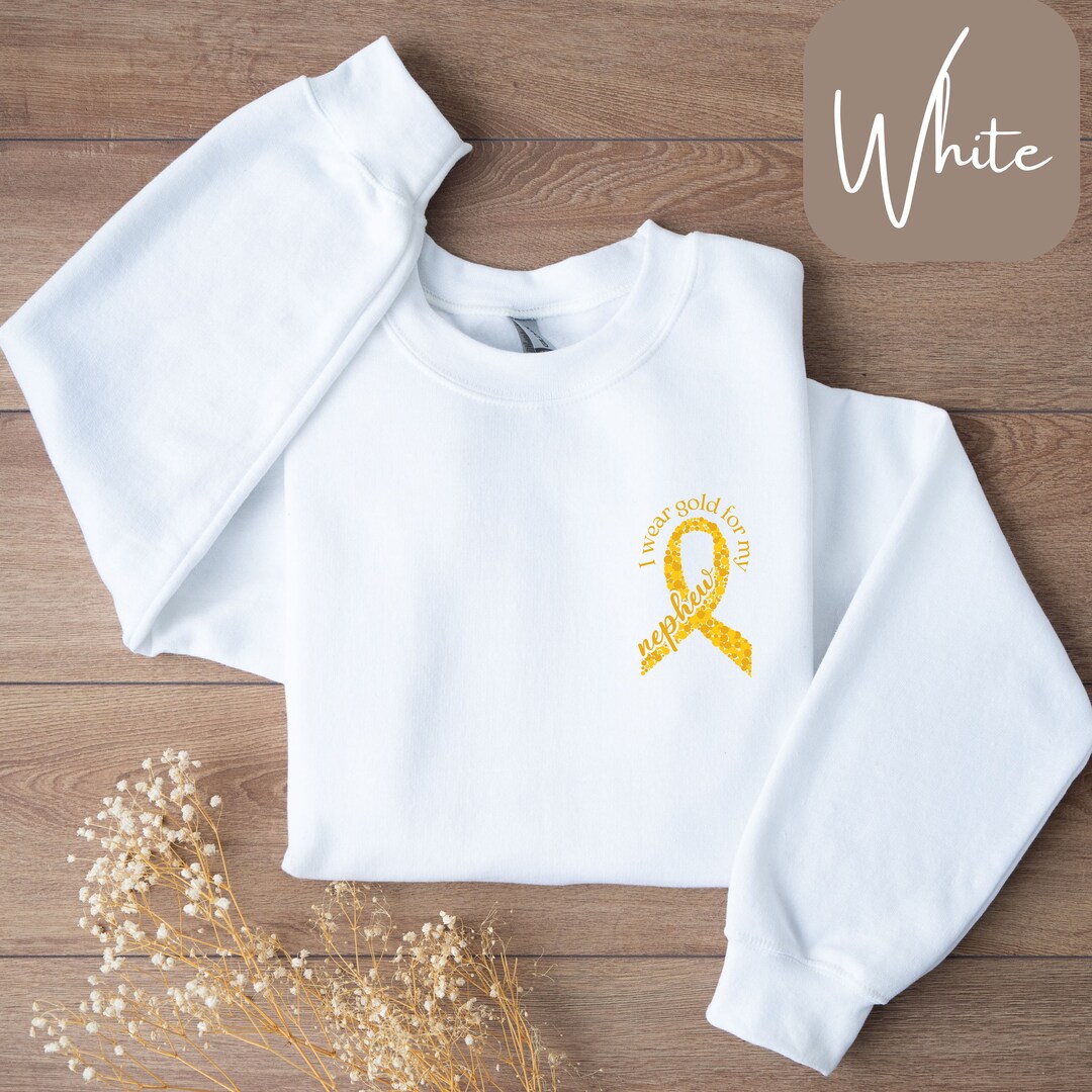 Personalized Childhood Cancer Sweatshirt With Name, Pediatric Cancer ...