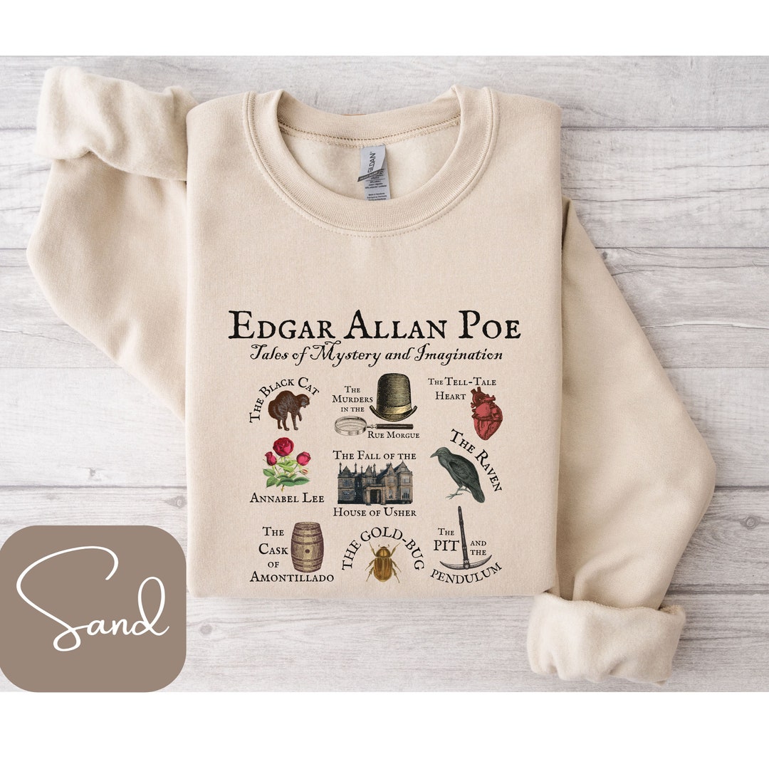 Edgar Allan Poe Tales of Mystery and Imagination Sweatshirt, T-shirt ...