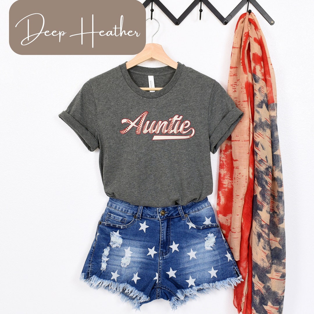 Baseball Auntie T-shirt, Softball Auntie T-shirt, Cute Baseball Aunt ...