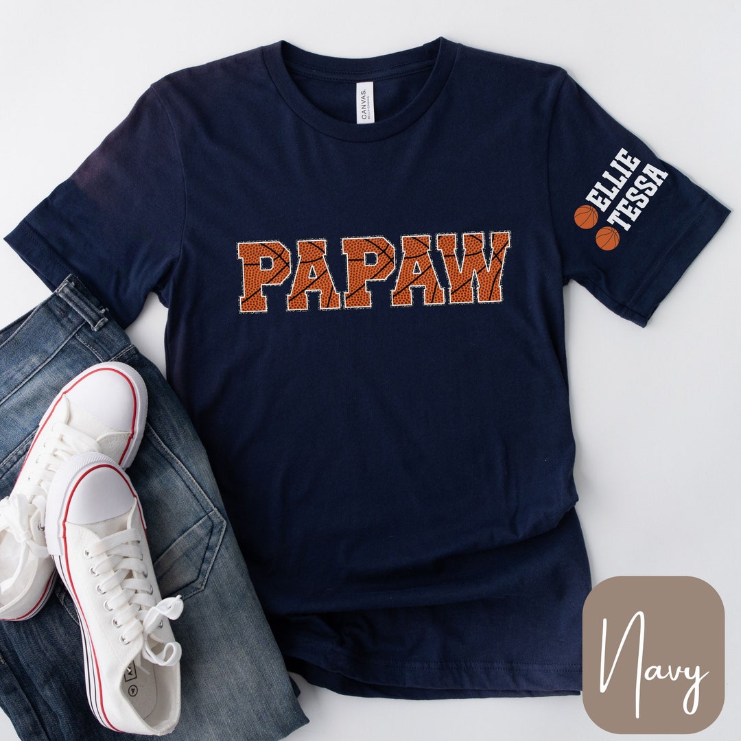 Basketball Papaw T-shirt or Sweatshirt, Basketball Papaw Shirt, Papaw ...