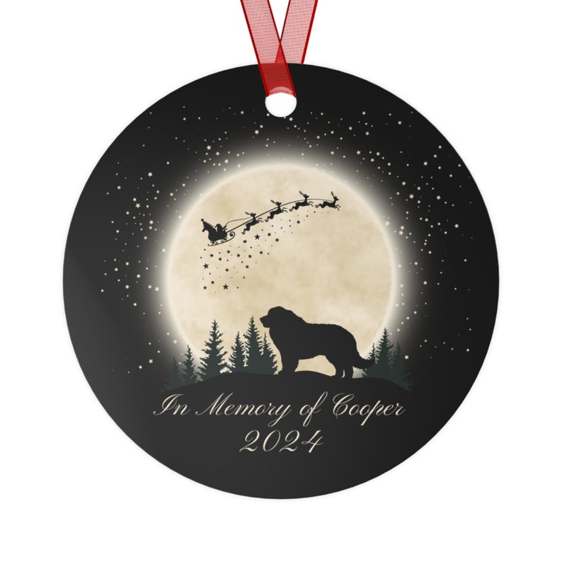 Great Pyrenees Christmas Ornament, Personalized Great Pyrenees Ornament ...