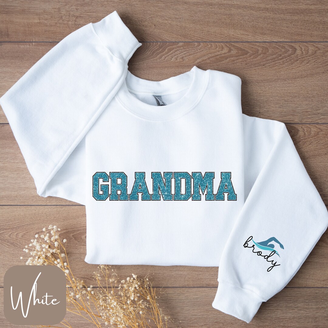 Swim Grandma Sweatshirt, Swim Grandma T-shirt, Personalized Swim ...