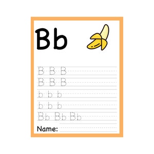 Alphabet Printable Posters and Worksheets - Early Education - Etsy