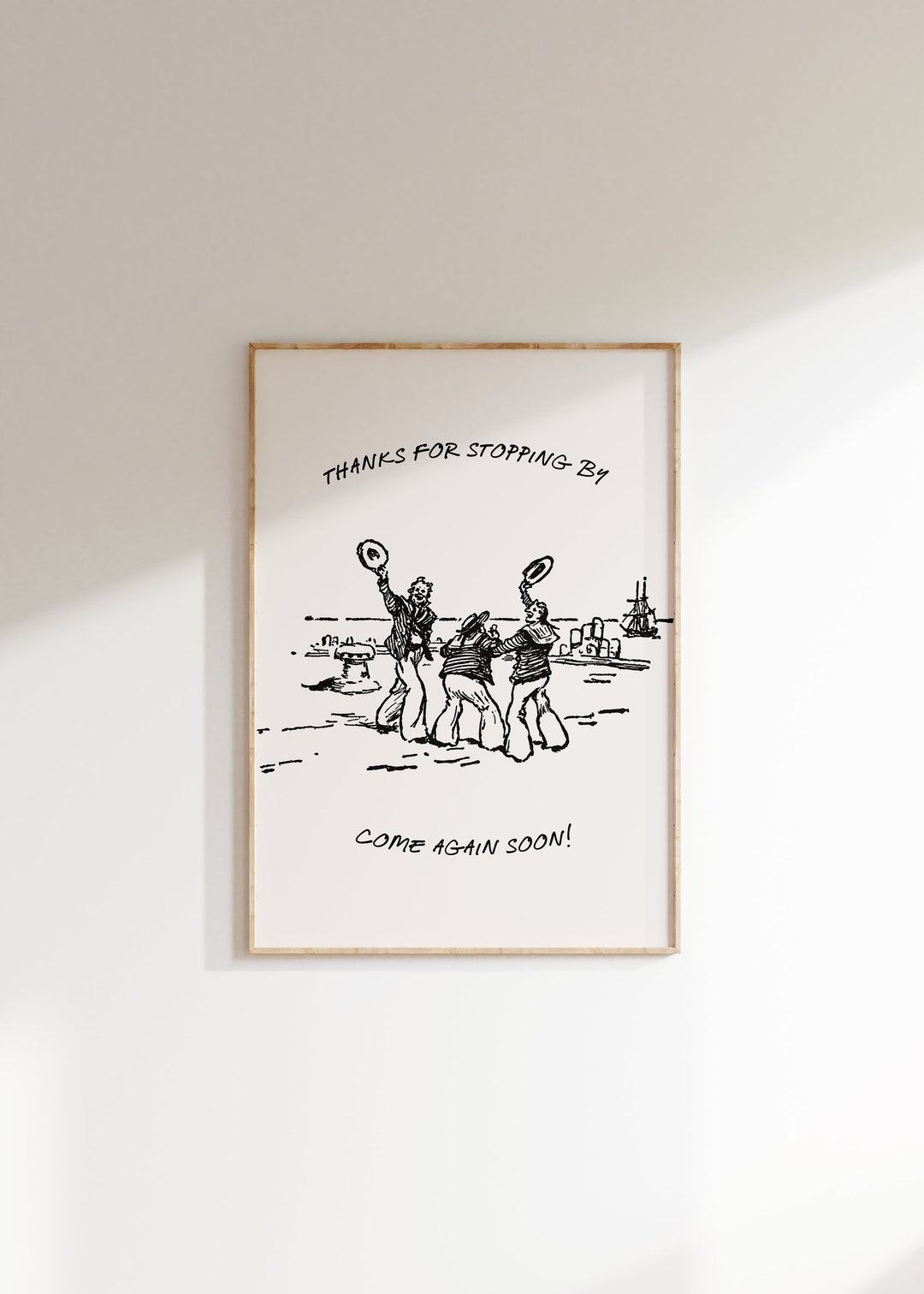 Thanks for Stopping By, Come Again Soon Poster - Giclée Print, Matte ...