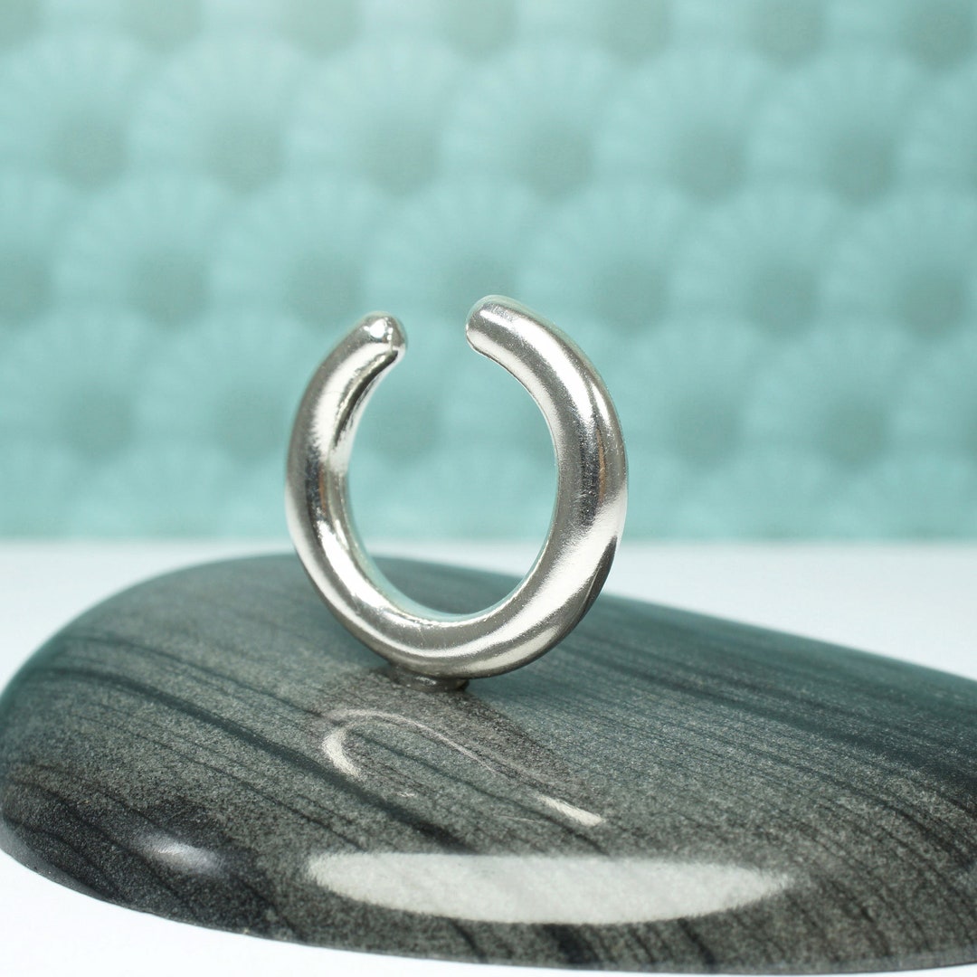 Sterling Silver Ear Cuff Ear Cuff No Piercing Silver Ear Cuff ...