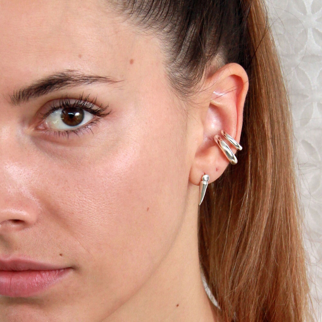 Sterling Silver Ear Cuffs Ear Cuff No Piercing Ear Cuff Non Pierced ...