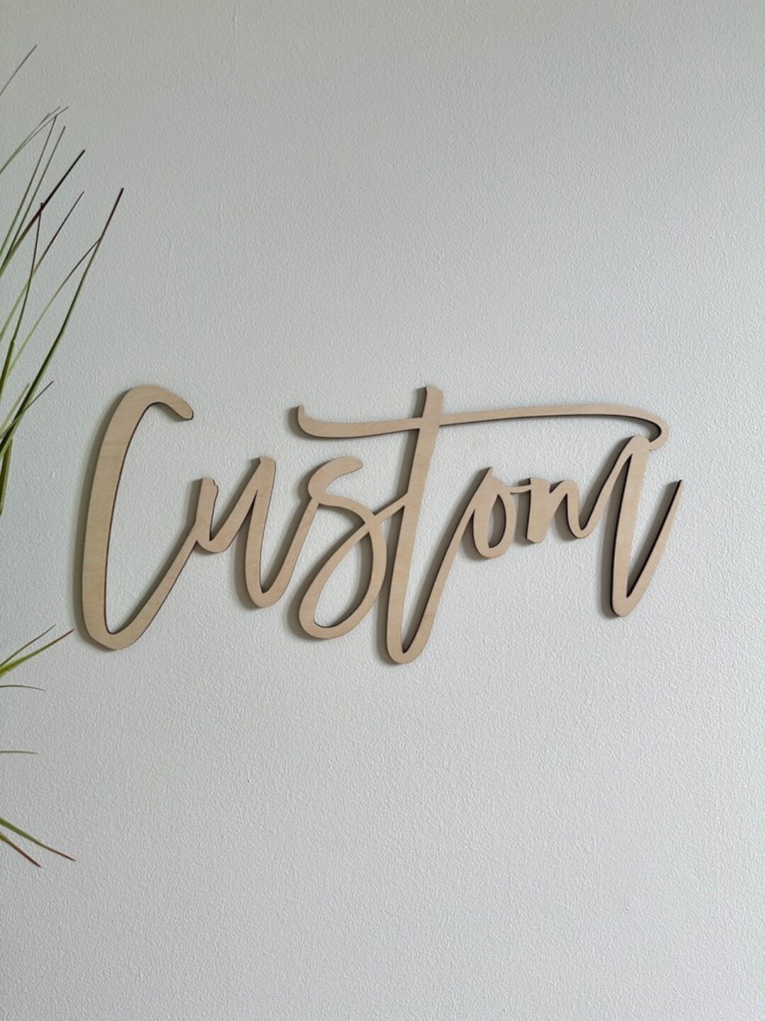 Custom Wood Word, Wall Art Above Crib, Nursery Name Sign, Wooden ...