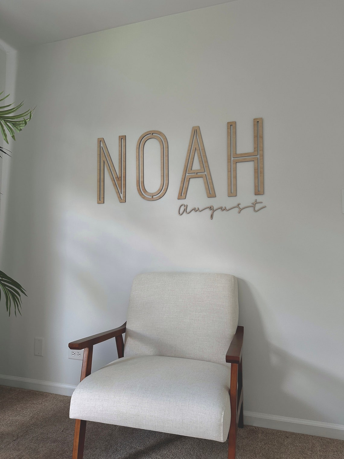 Wooden Crib Sign | Custom Wood Name Sign | Kids Room Decor | Baby Name ...