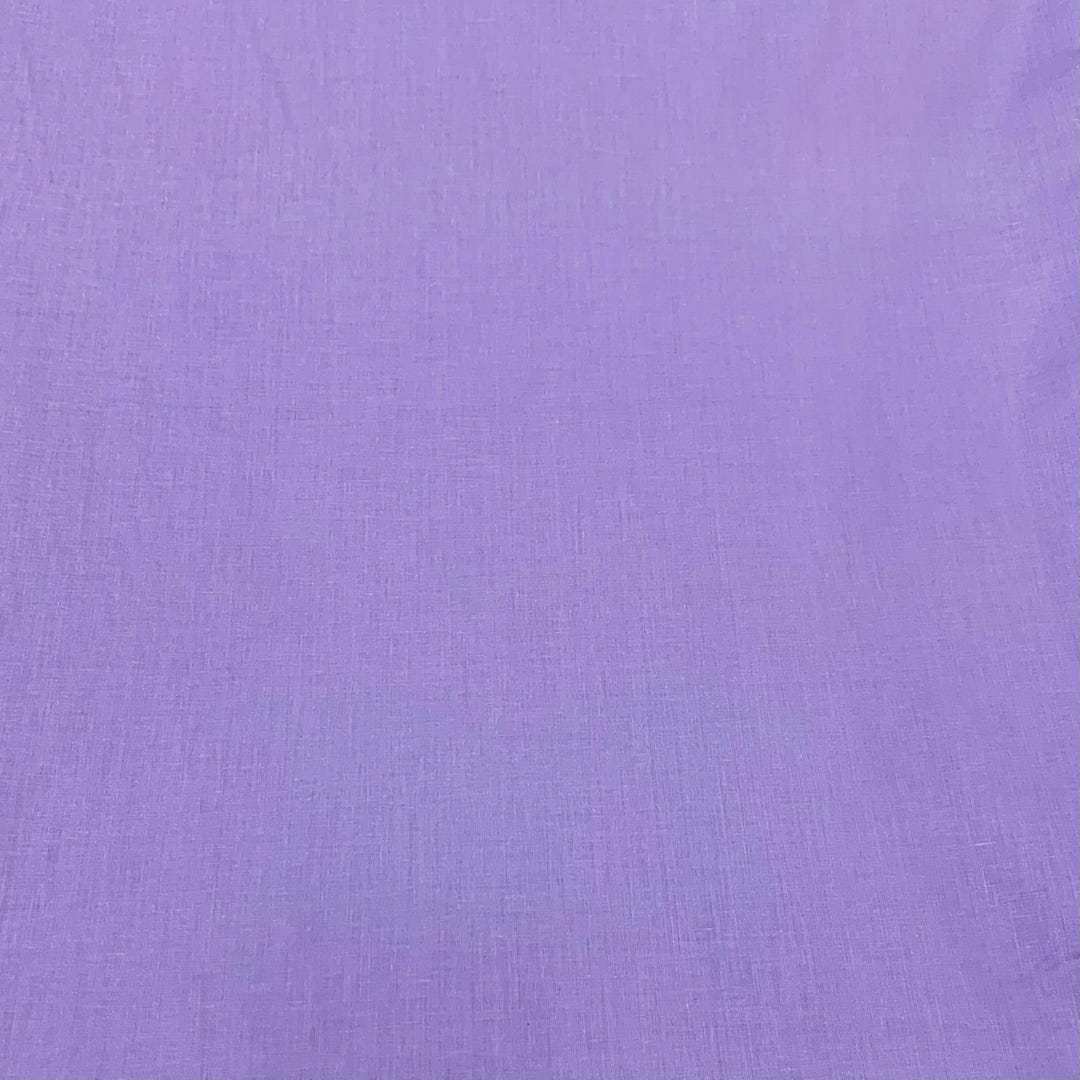 Foust Textiles Raleigh Cotton Solids Lavender 60" Wide Cotton/poly ...