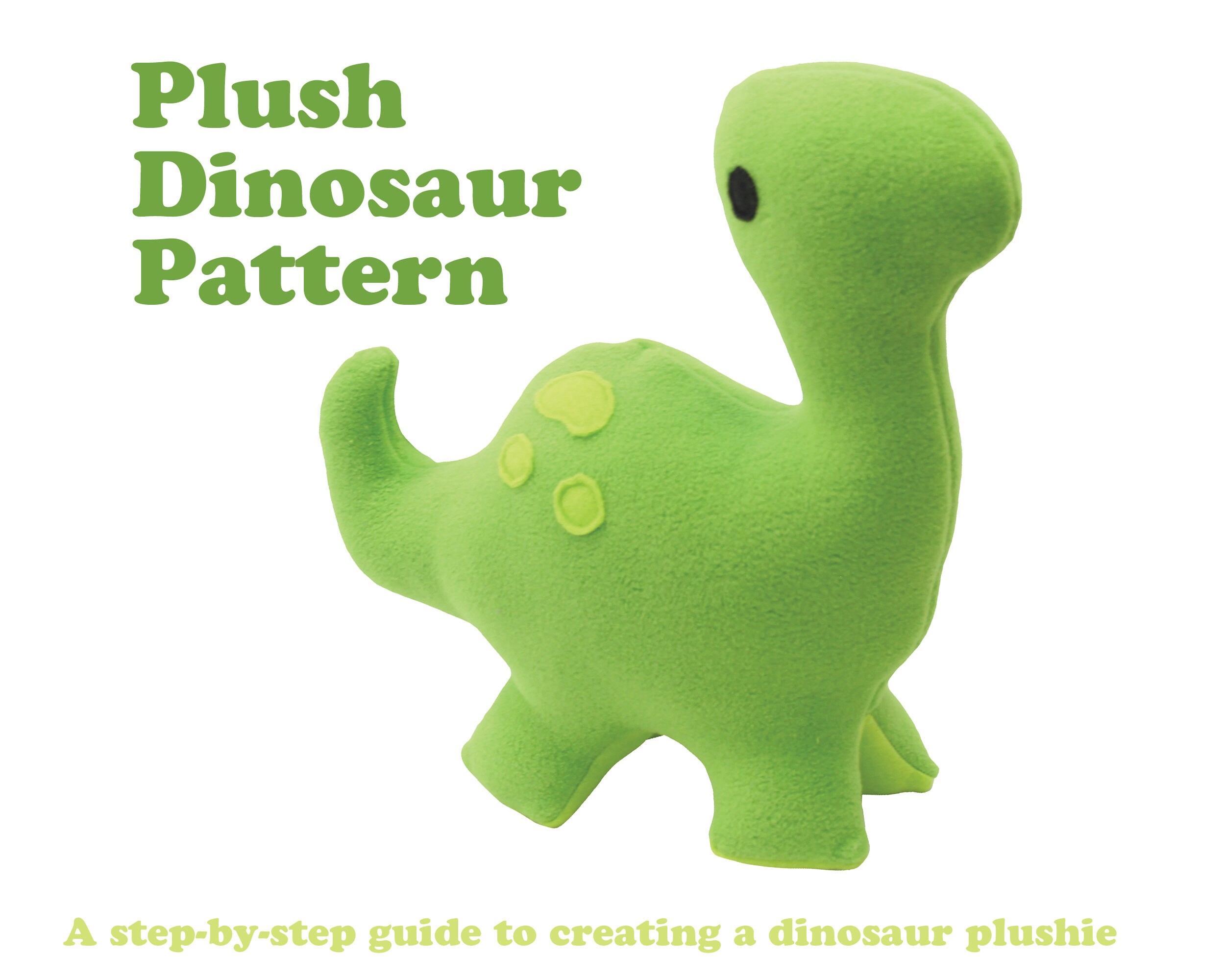 Dinosaur Plush Sewing Pattern Digital Download - Etsy