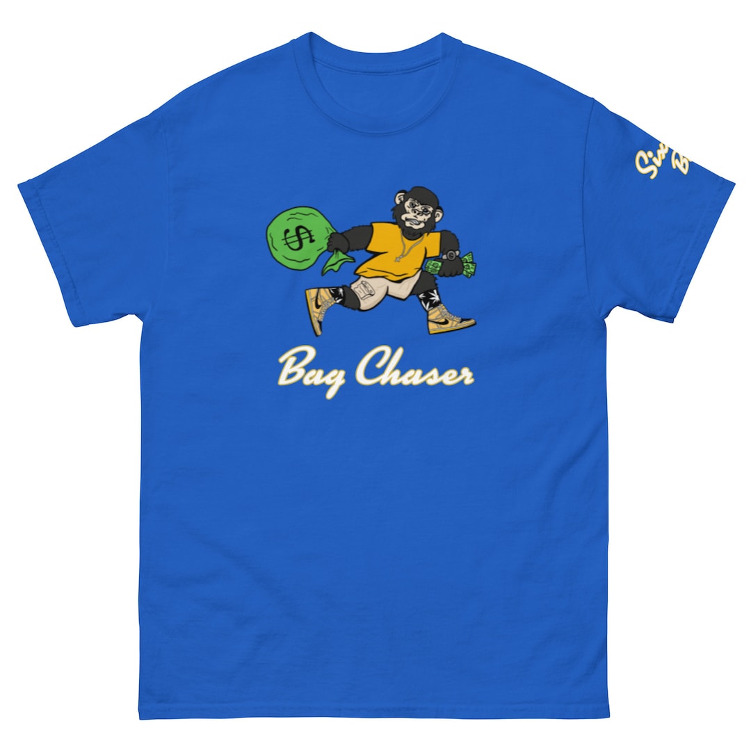 Bag Chaser Tee Gold Logo - Etsy
