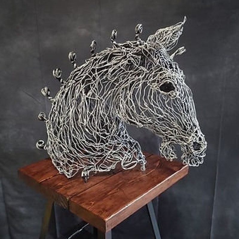 Wire Horse - Etsy