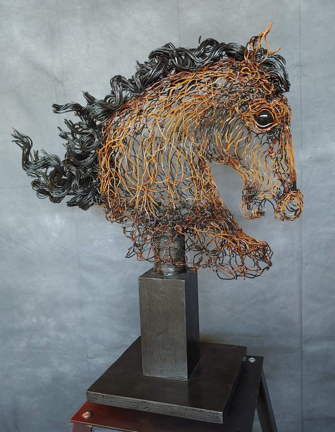 Wire Horse Sculpture - Etsy