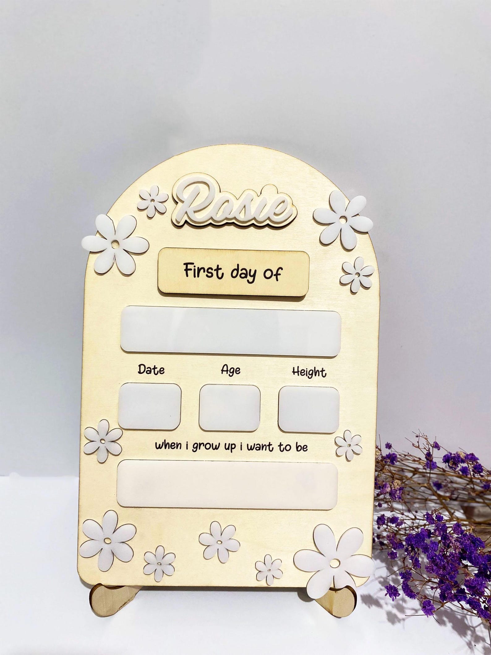 Personalized First Day of School Sign, Custom Last Day of School Sign ...