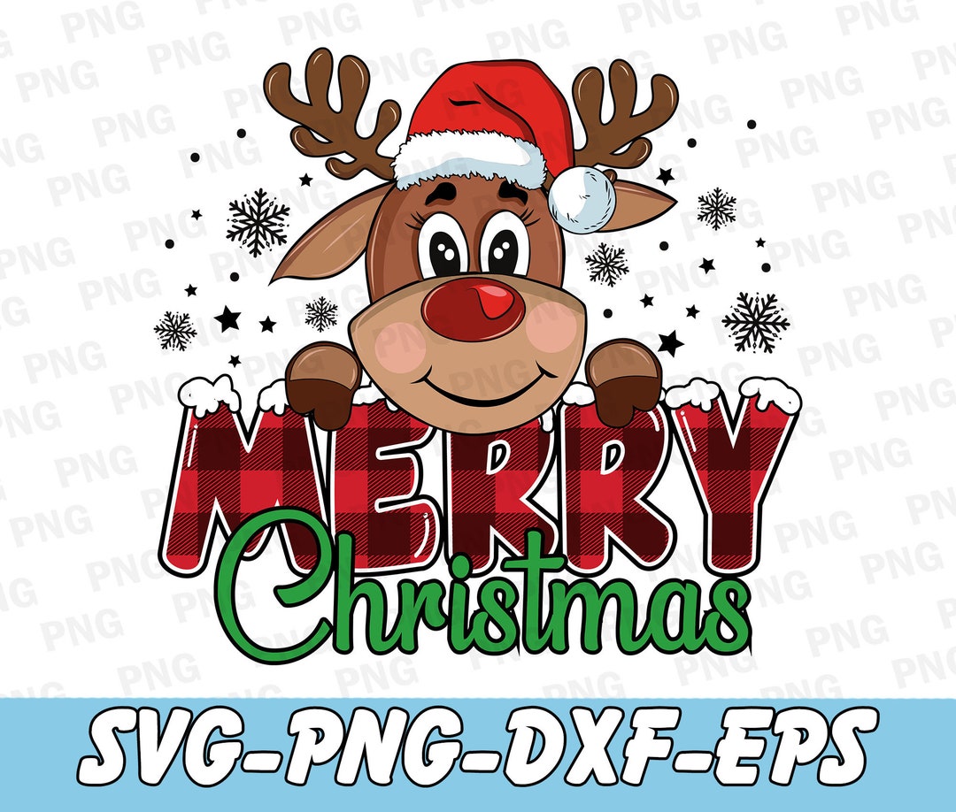 Merry Christmas SVG, Christmas Reindeer Svg, Funny Christmas Svg ...