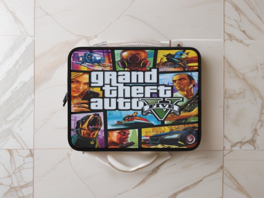 GTA 5 Laptop Sleeve 7,10,13,15, 17 İnch Grand Theft Auto 5 - Etsy Canada