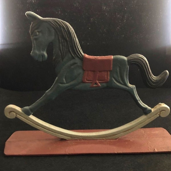 Cast Iron Rocking Horse - Etsy