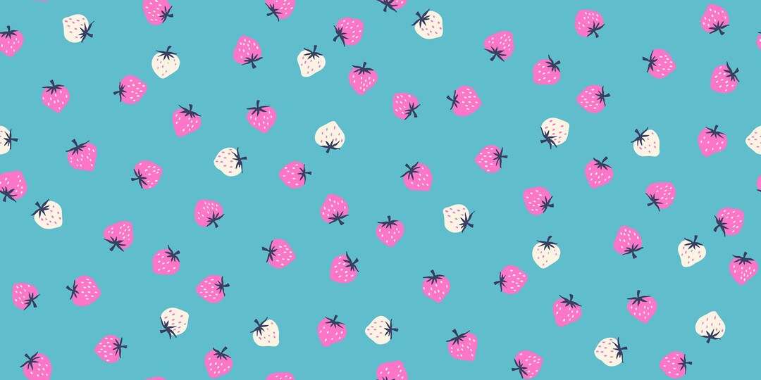 TURQUOISE - Strawberry | Ruby Star Society - Fabric, Quilting Cotton ...