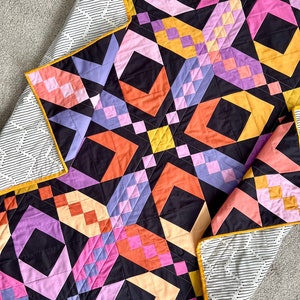 Stagecoach Quilt Pattern PDF Download | Quilt Pattern | Baby Throw Bed ...