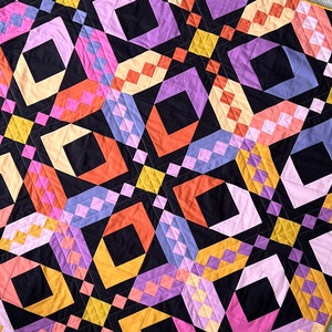 Stagecoach Quilt Pattern PDF Download | Quilt Pattern | Baby Throw Bed ...