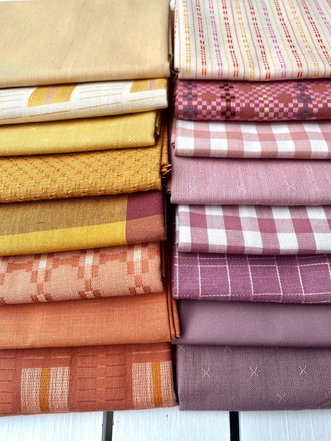 Rosewood Canyon - BHQ Fabric Bundle | Fableism Sprout Wovens, Golden Hour, Camp Gingham + AGF ...