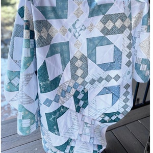 Stagecoach Quilt Pattern PDF Download | Quilt Pattern | Baby Throw Bed ...