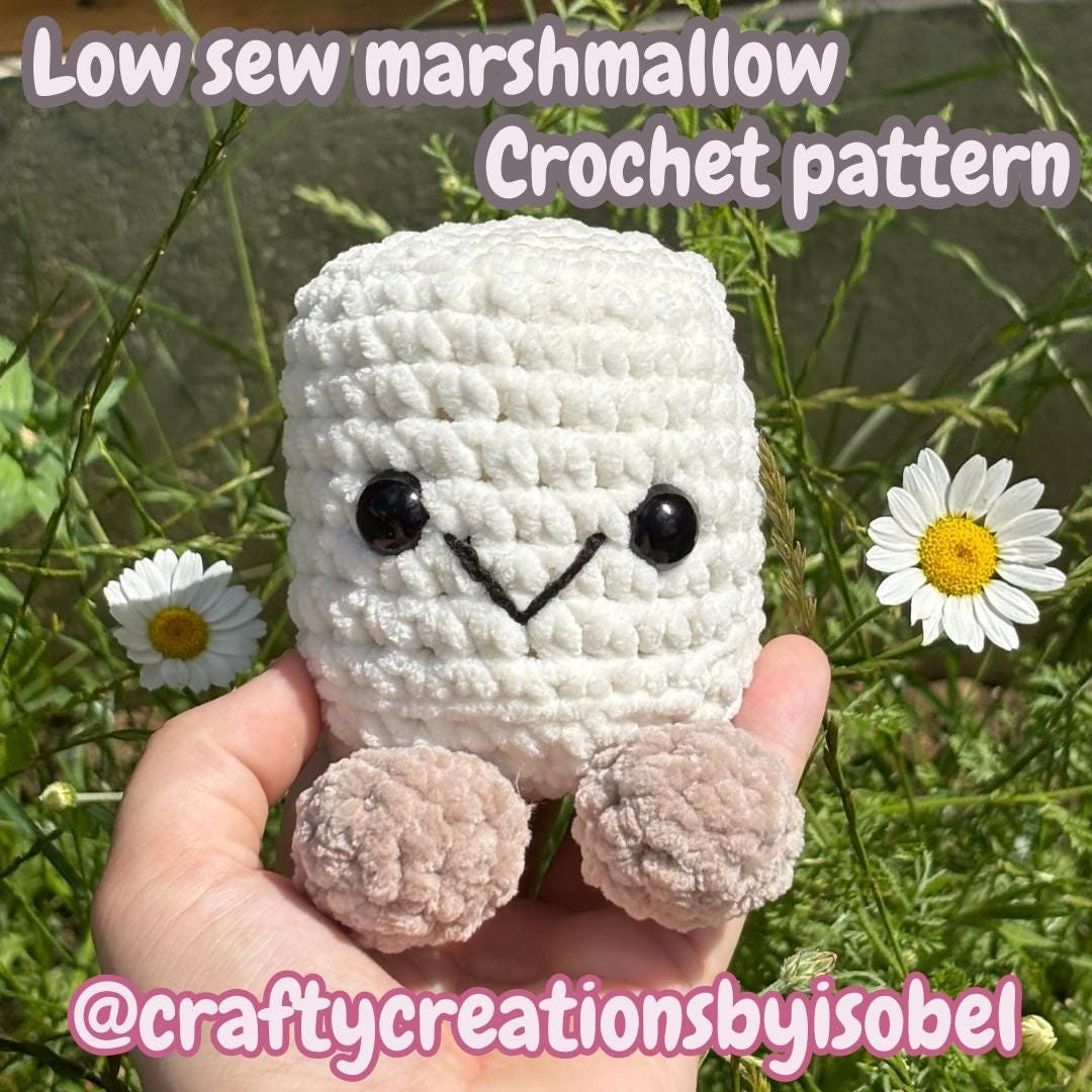 LOW SEW Marshmallow | Crochet Pattern | Digital Download | Amigurumi - Etsy