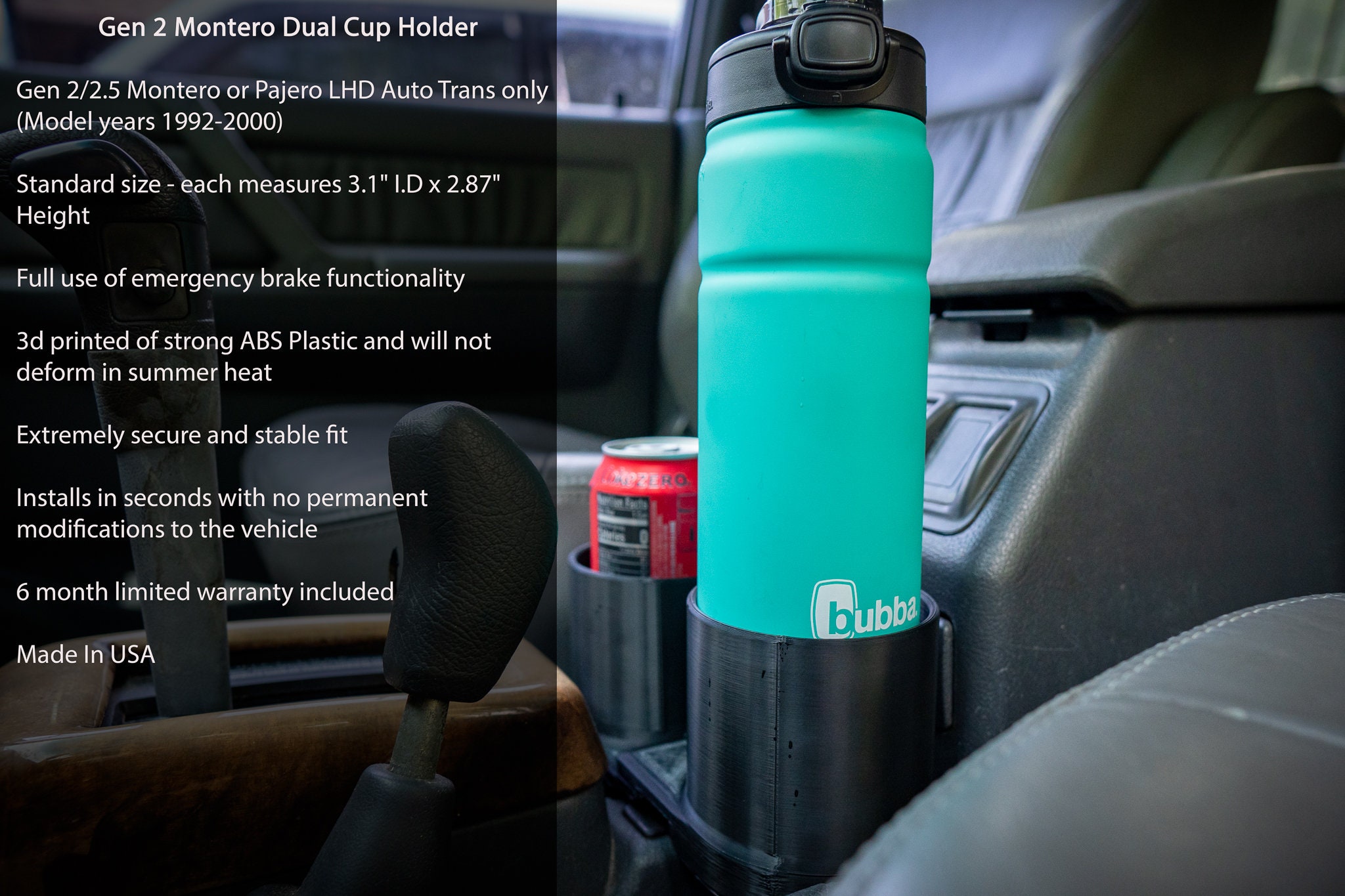 Gen 2 Mitsubishi Montero Dual Cup Holder-lhd - Etsy