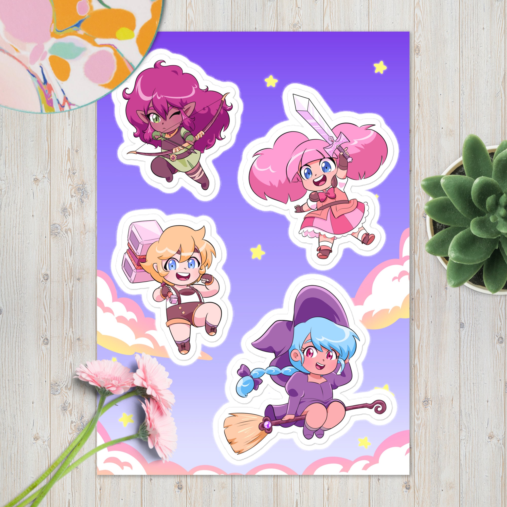 High Guardian Spice Sticker Sheet #1 (thyme, Rosemary, Parsley, Sage ...