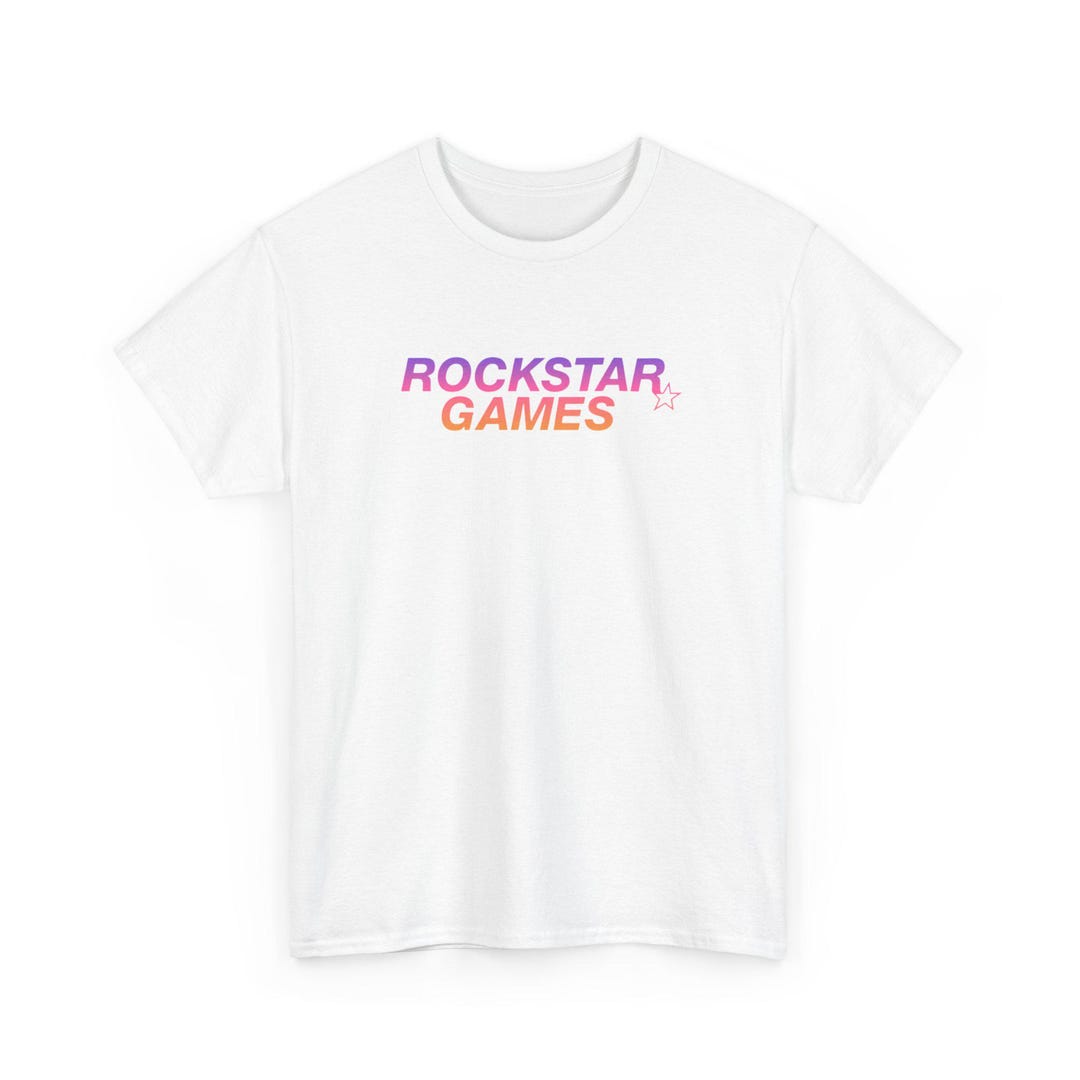 Rockstar Games GTA VI Inspired Tee, Unisex Heavy Cotton Tee, Video Game ...