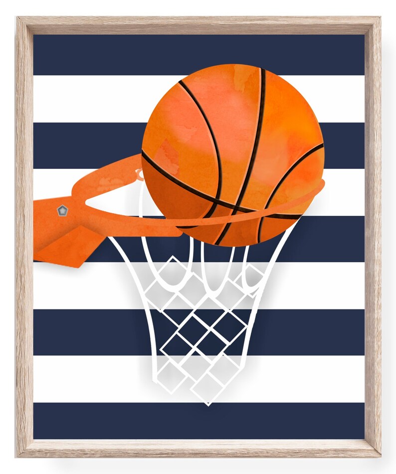 Printable Basketball Wall Art Toddler Boys Room Sports Decor - Etsy