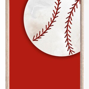 Printable Baseball Nursery Wall Art Boy Sports Room Decor Baseball ...