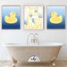 Bathroom Printable Signs Kids Rubber Duck Bath Art Print Rubber Ducky ...