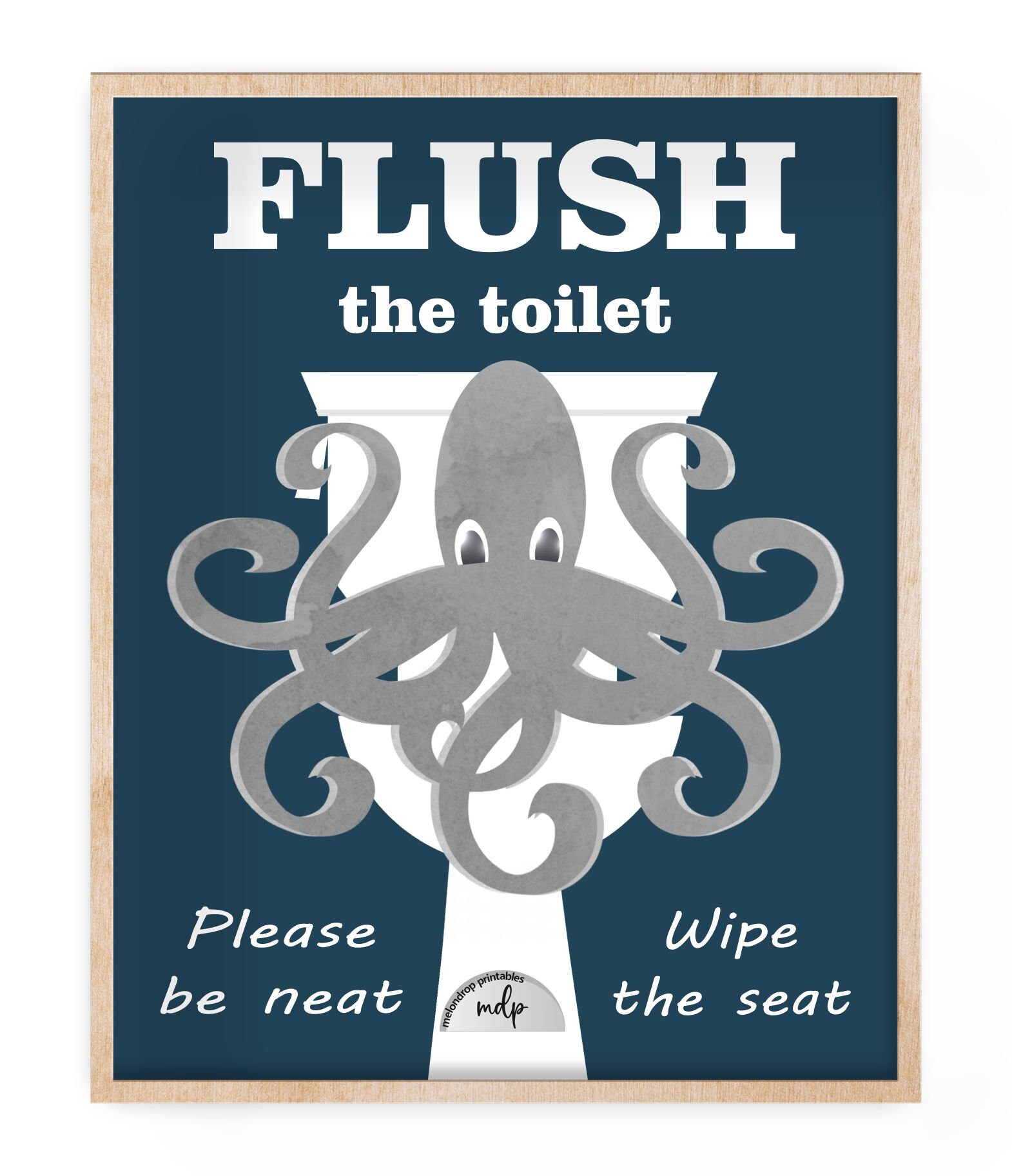 Bathroom Printable Signs Kids Nautical Bathroom Sign Wash Brush Wall ...