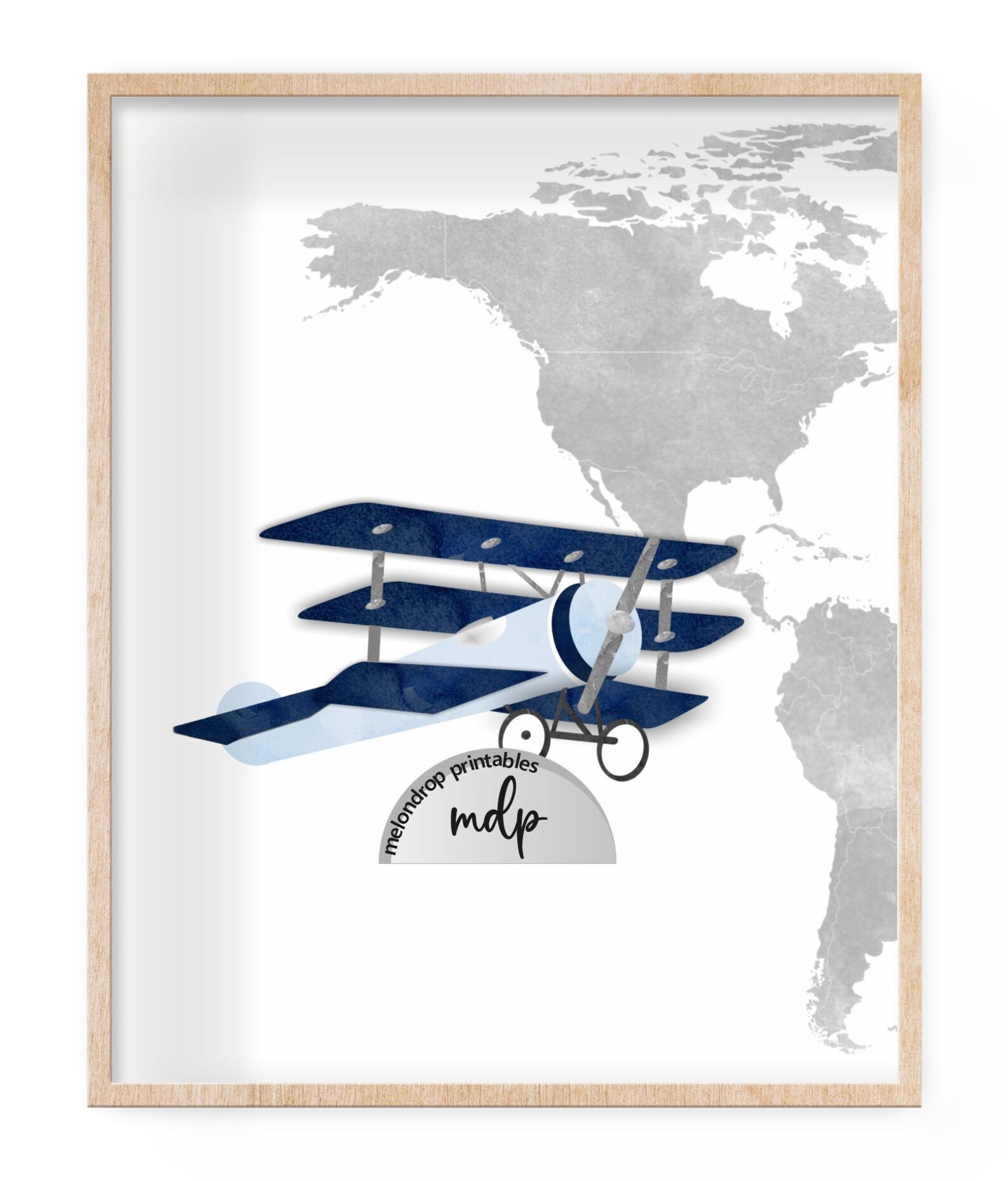 Airplane Wall Art Airplane Nursery Decor Printable Nursery Decor ...
