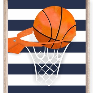 Printable Basketball Wall Art Toddler Boys Room Sports Decor Sports ...